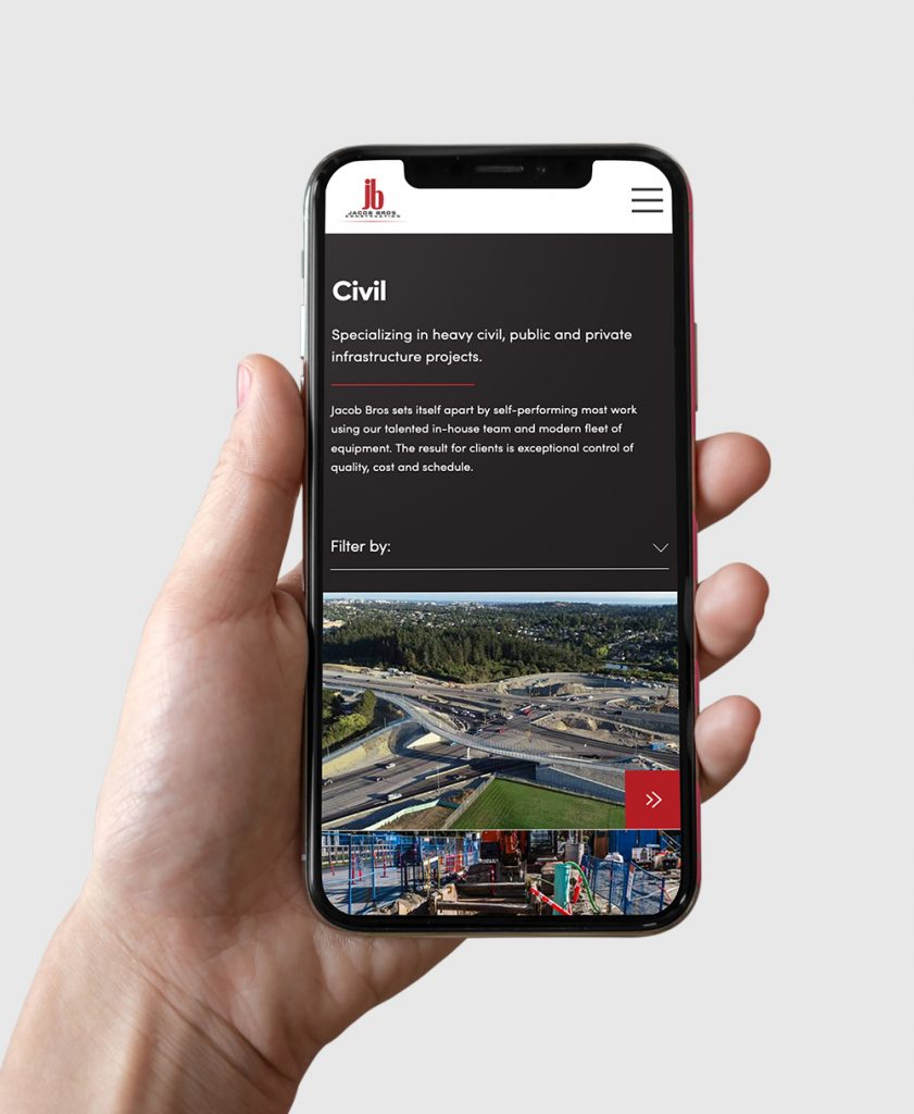 Jacob Bros Construction Website Redesign | Studiothink